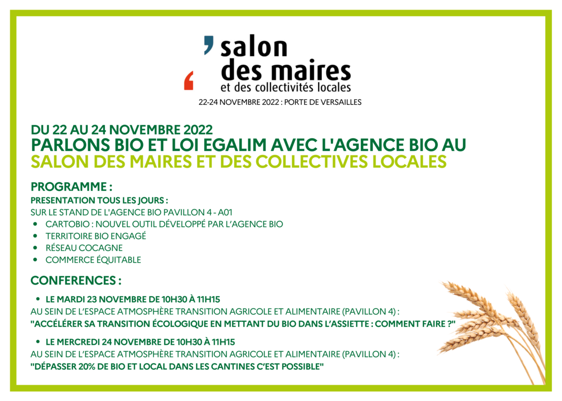 L’AGENCE BIO AU SMCL 2022 - Agence Bio