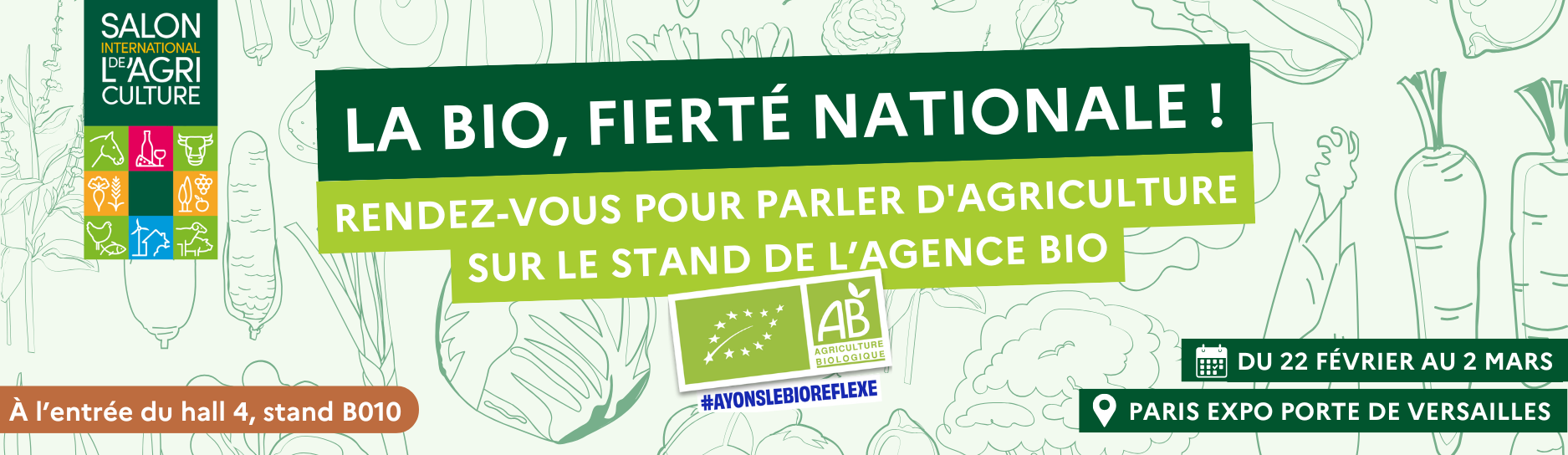 L’AGENCE BIO AU SALON DE L’AGRICULTURE 2025 - Agence Bio