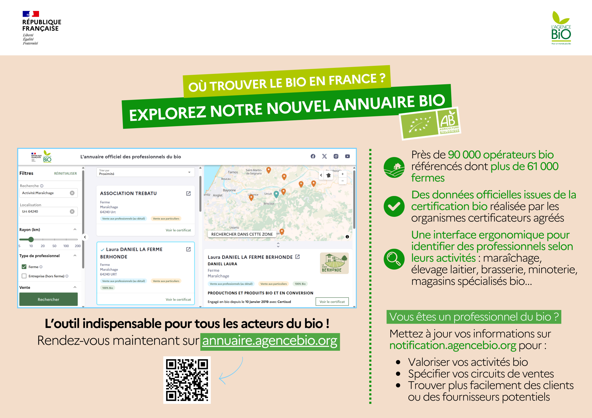 Où trouver le bio en France ? Explorez notre nouvel Annuaire BIO ...
